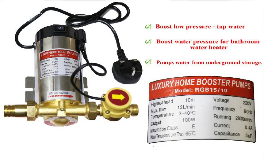 A018 – ( Luxury Home Booster Water Pump – 2800R/Min ) – Nemsi Holdings